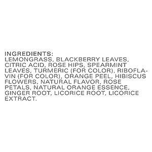 TAZO Wild Sweet Orange Tea Bags, Caffeine-Free, Unsweetened Herbal Tea, 20 Count (Pack of 6)