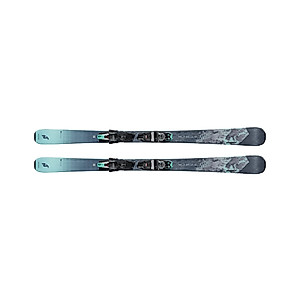 Nordica Women Wild Belle Dc 84 with Tp2 Light 11 Fdt Binding Skis, Color: Black/Teal, Size: 150 (0A1264OC001-150)