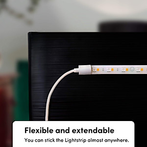LIFX Lightstrip Color Zones, Wi-Fi Smart LED Light Strip, Full Color with Polychrome Technology™, No Bridge Required, Works with Alexa, Hey Google, HomeKit and Siri, 80" Kit