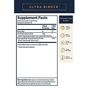 Quicksilver Scientific PushCatch Liver Detox Cleanse - 2 Piece Kit with Ultra Binder (Packets) & Liver Sauce (Liver Support Supplement with Milk Thistle Extract) to Support GI Detox & Toxin Binding