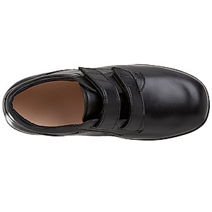 Apex Women's Conform Double Strap Sneaker, Black, 4.5 Extra Wide US