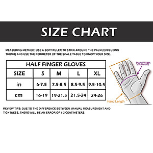 Fingerless Cosplay Gloves PU Faux Leather Outdoor Sport Half Finger Driving Glove for Men Women Teens (Fingerless, M)