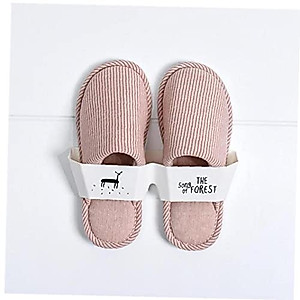 1pc Shoes Storage Rack Shoes Shelf Organizer Convenient Wall-Mounted Adhesive Shoes Rack Wall Hanging Shoes Organizer Hanger Random Style