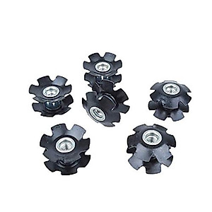 WIROJ BlueSunshine 5 Pcs Cycling Mountain Road Bike Bicycle Headset Star Nut for Fork 1-1/8" (28.6mm)