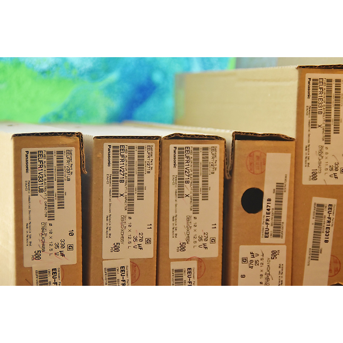 Replacement for 6 pcs Panasonic FR Series Capacitors 25V 1500uf Ultra Low ESR