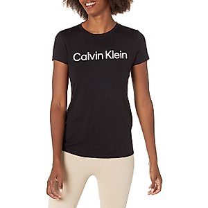 Calvin Klein Performance Women's Short Sleeve T-Shirt, Black, XX-Large