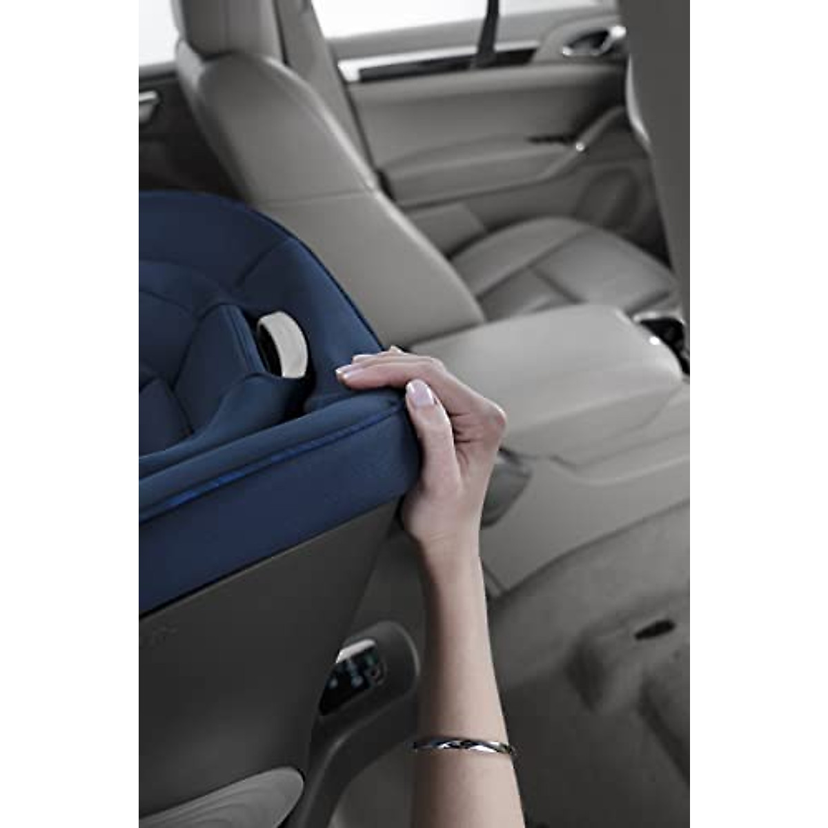 CYBEX Sirona S with SensorSafe, Convertible Car Seat, 360° Rotating Seat, Rear-Facing or Forward-Facing Car Seat, Easy Installation, SensorSafe Chest Clip, Instant Safety Alerts, Manhattan Grey