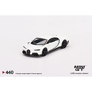 Bugatti Chiron Super Sport White 1/64 Diecast Model Car by True Scale Miniatures MGT00440