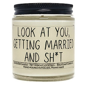 Look At You, Getting Married and Sh*t Soy Candle (Vanilla Cupcake, 3.5 oz)