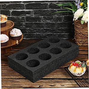 5pcs Milk Tea Cup Holder Disposable Takeout Cup Carrier Coffee Cup Tray Cup Holder Insert Take Out Coffee Cup Holder Water Bottle Carrier Door Holder Hot Stacker Epe re-usable