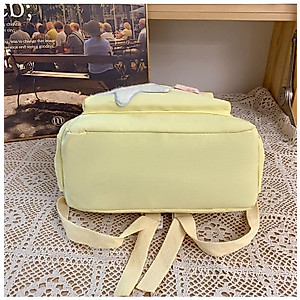 LELEBEAR Y2k Backpack for Women, Kawaii Star Backpack Aesthetic Backpack Casual Daypack for Hiking Travel (Green)