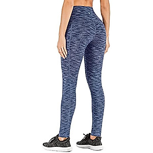 Heathyoga Leggings with Pockets for Women Tummy Control High Waist Yoga Pants with Pockets for Workout Athletic Leggings Ocean