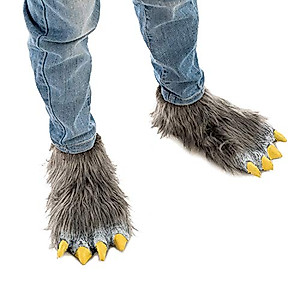 Spooktacular Creations Red Werewolf Halloween Kids Costume with Mask, Gloves and Shoes for Halloween Dress Up Parties, Festivals-S(5-7yr)