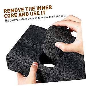 5pcs Milk Tea Cup Holder Disposable Takeout Cup Carrier Coffee Cup Tray Cup Holder Insert Take Out Coffee Cup Holder Water Bottle Carrier Door Holder Hot Stacker Epe re-usable