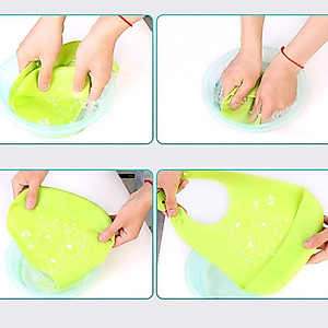 Dream Loom Christmas Baby Bibs 4pcs, First Xmas Baby Gift, for Babies Newborns and Toddler