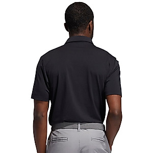 adidas Men's Ultimate365 Solid Polo Shirt, Black, Medium