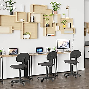 EMMA + OLIVER Small 36" Rustic Natural Home Office Folding Computer Desk - Laptop Desk