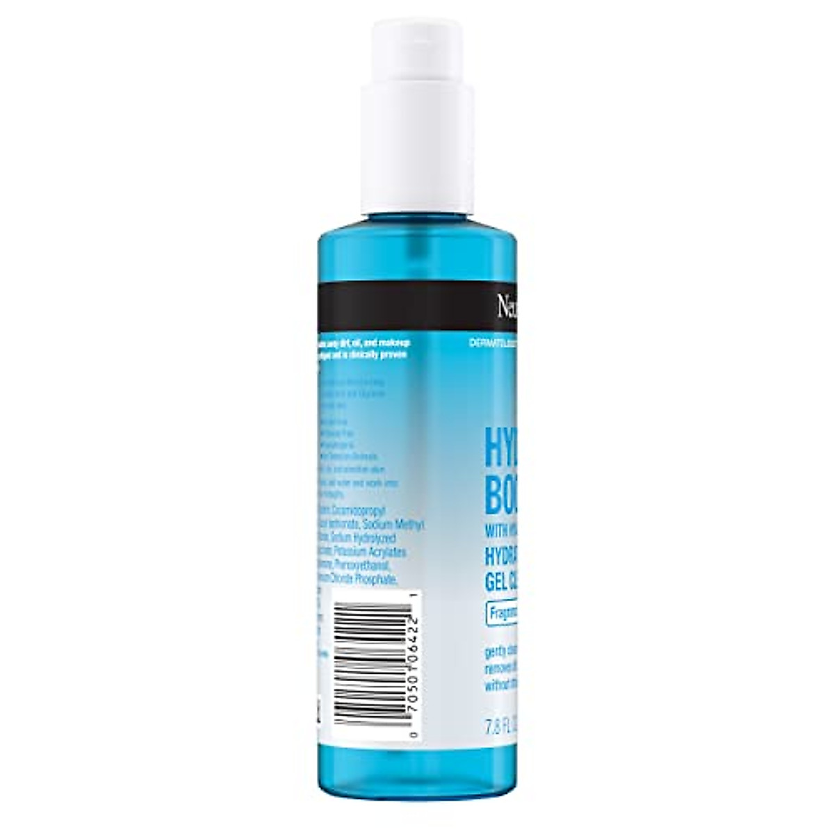 Neutrogena Hydro Boost Fragrance-Free Hydrating Facial Gel Cleanser with Hyaluronic Acid, Daily Foaming Face Wash Gel & Makeup Remover, Lightweight, Oil-Free & Non-Comedogenic 7.8 fl. oz