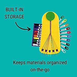 Choose Friendship, My Friendship Bracelet Maker®, 20 Pre-cut Threads - Makes Up to 8 Bracelets (Craft Kit, Kids Jewelry Kit, Gifts for Girls 8-12)