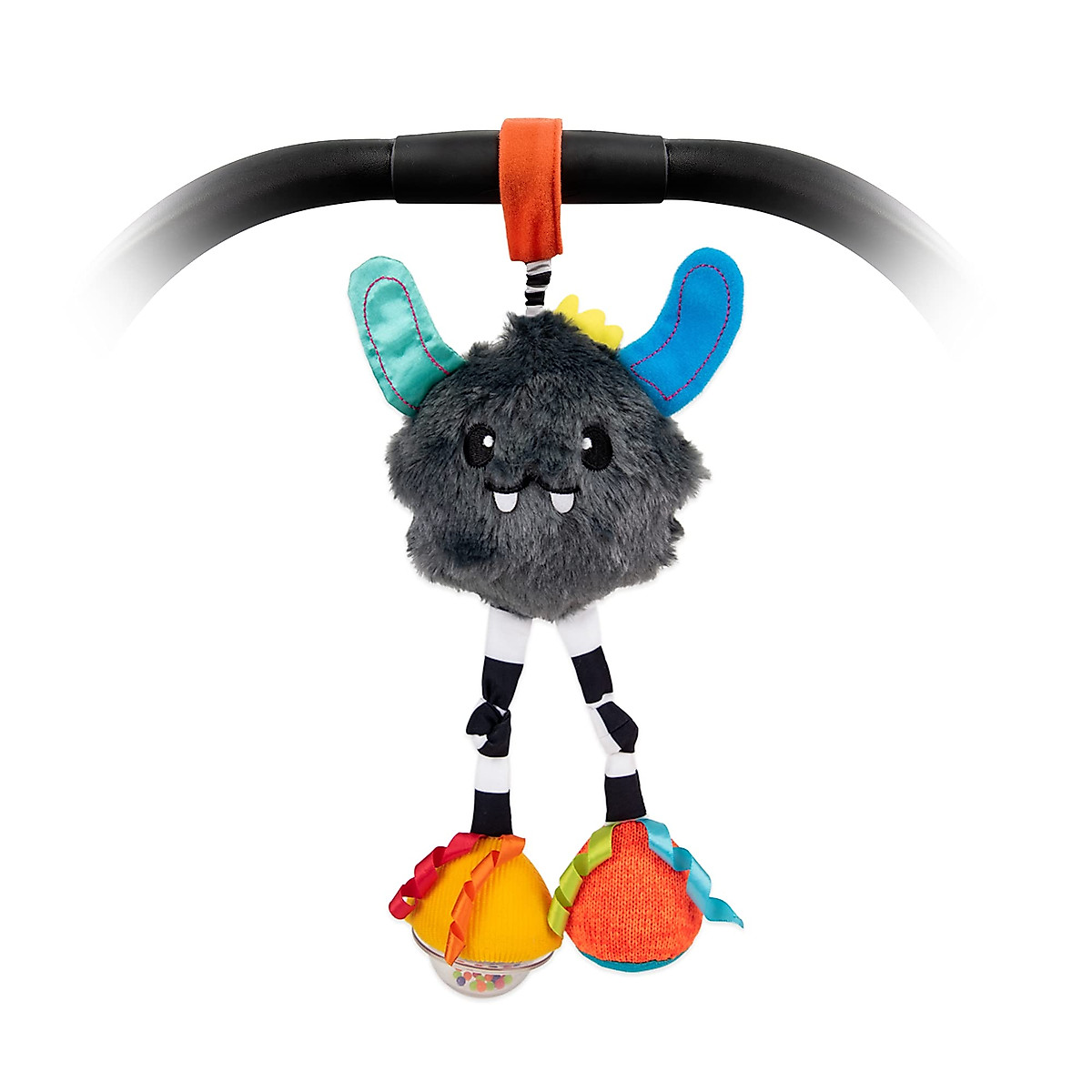 Sassy Confetti Yeti Chime Toy | Hanging Developmental Attachable Toy | Ages 0+ Months and Up