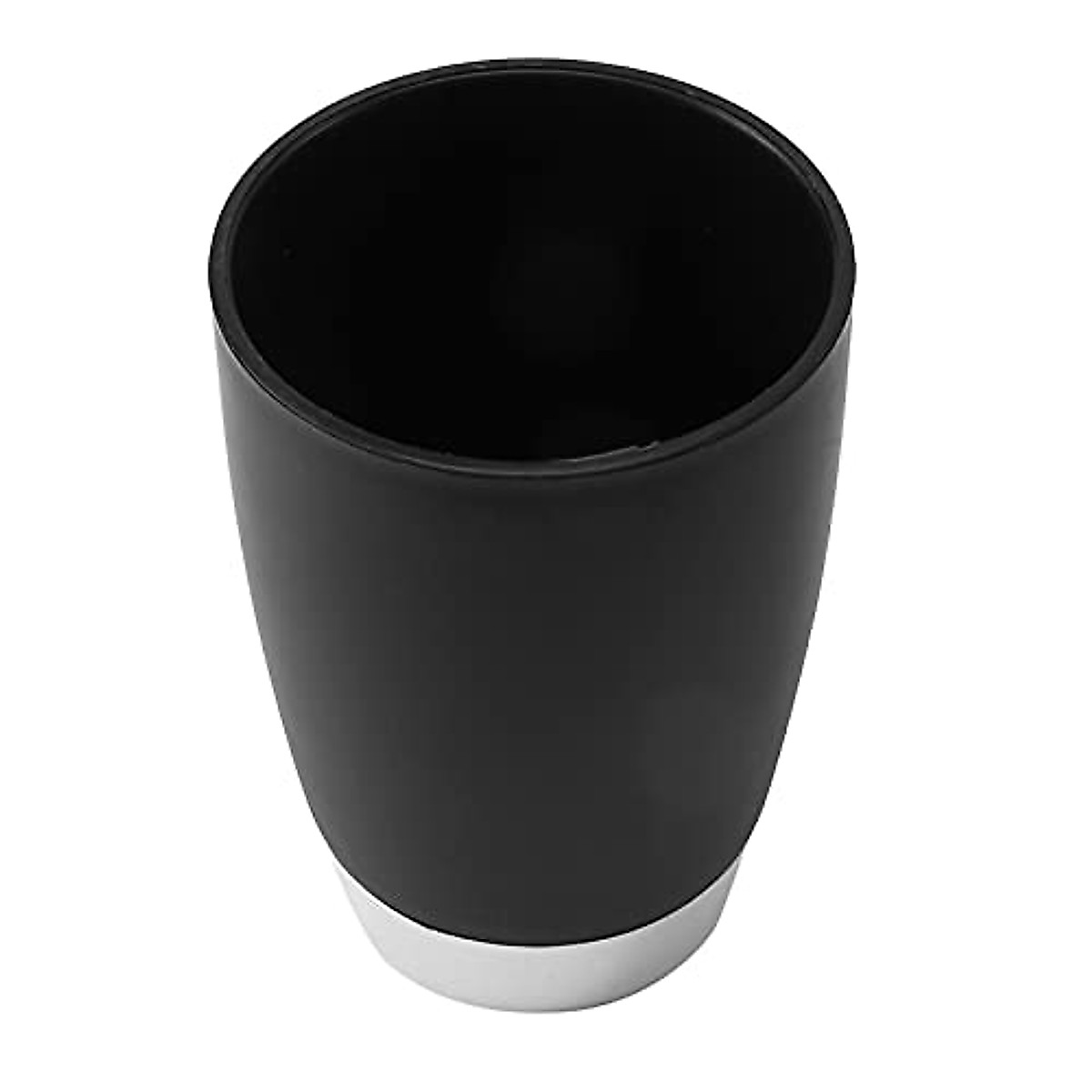 KVSERT 4Pcs/Set Bathroom Suit Set Bathing Accessories Includes Soap Box Cup Toothbrush Holder Soap Dispenser Soap Set Black