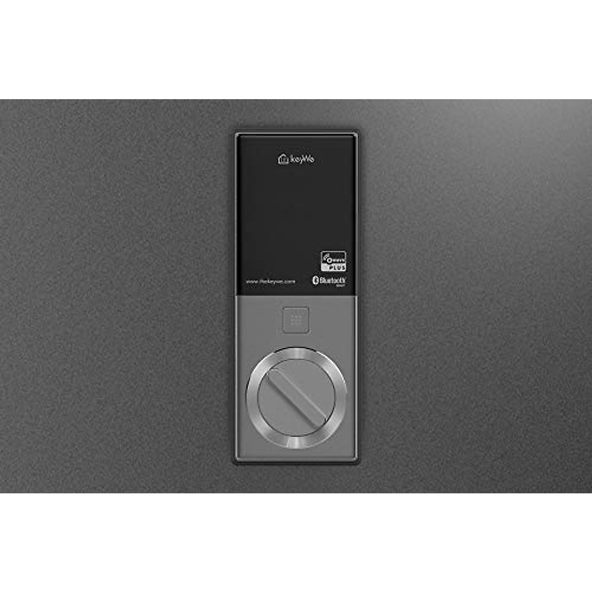 KeyWe Smart Lock,Bluetooth and Z-Wave Plus Enabled,Compatible with Alexa,Works with Smartthings,Gray,Ansi Grade 2 Deadbolt Included