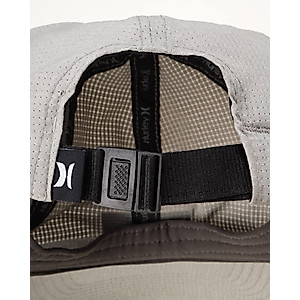 Hurley Men's Baseball Cap - Compact One & Only Snap Back Hat, Size One Size, Wolf Grey