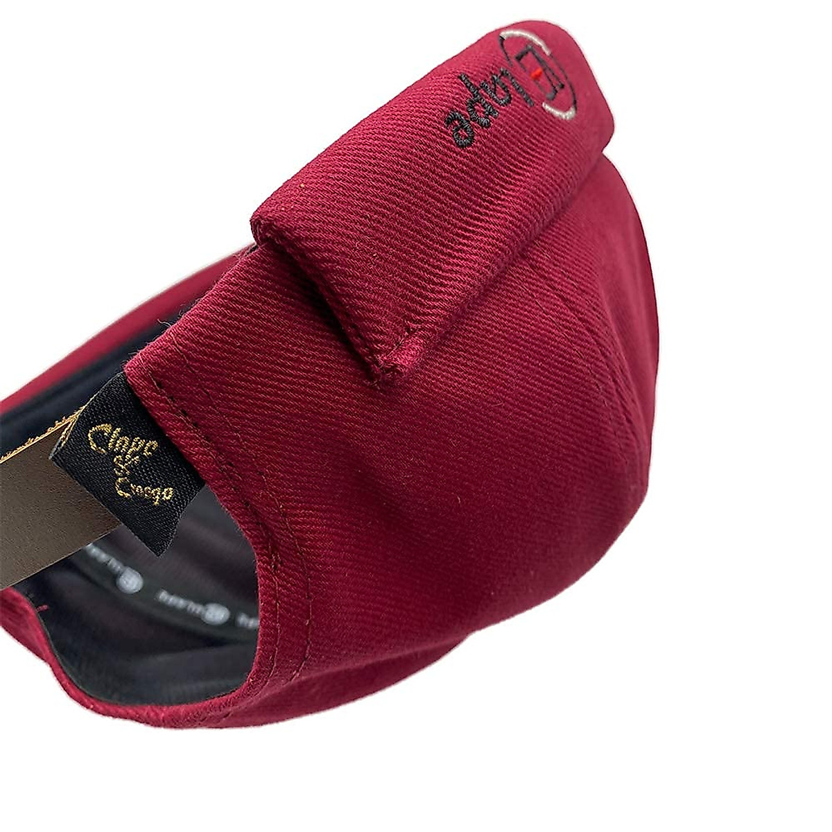 Croogo Unisex Rolled Cuff Harbour Hat Casual Lovers Visor-Less Skullcap Beanie Hat Brimless Docker Cap,Wine Red-OG01