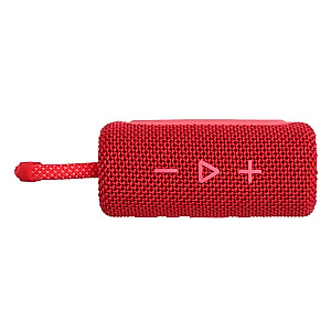 JBL Go 3: Portable Speaker with Bluetooth, Built-in Battery, Waterproof and Dustproof Feature - Red (JBLGO3REDAM)