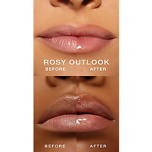 Lawless Women's Mini Rosy Outlook Lip Plumper, Rosy, 0.058 oz