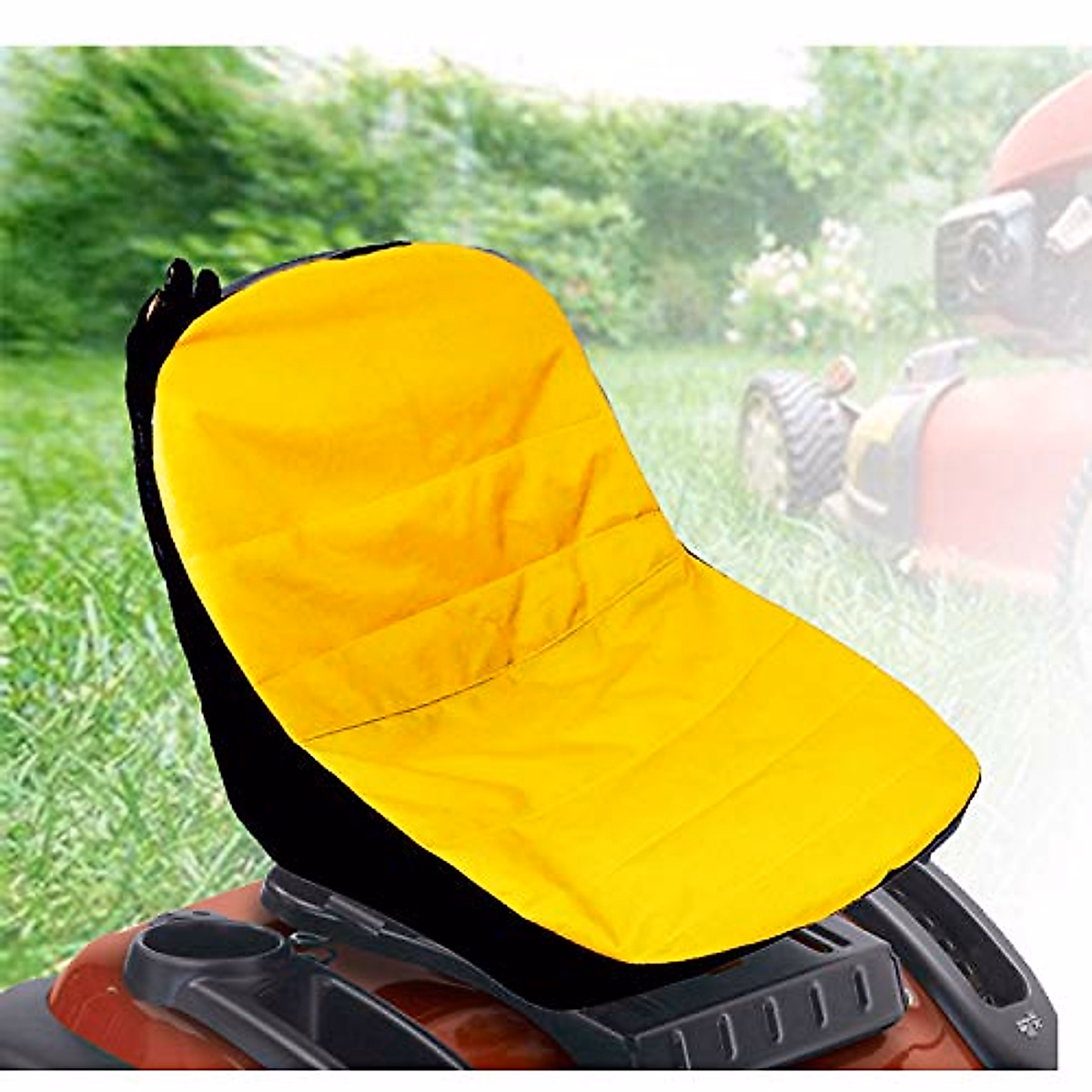 Riding Lawn Mower Seat Cover Compatible with John Deere,Craftsman,Cub Cadet,Kubota,Universal Lawn Mower Tractor Cover(Medium)