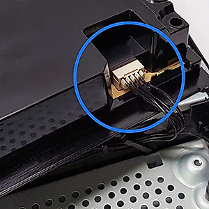 MMOBIEL Power Supply Cable Connector 4-Pin Replacement for PlayStation 4 PS4 ADP-240CR 65mm Including TR8 Screwdriver