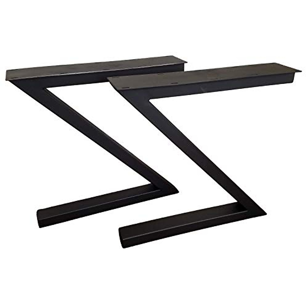 Metal Table Legs, Z-Shaped Style - Any Size and Color