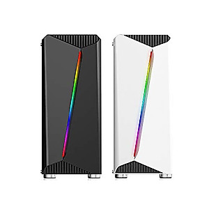 Bgears b-Vigor RGB Mid Tower with Front RGB Light and Side Tempered Glass (Fan Sold Separately))