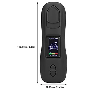 Alcohol Detector, Easy to Use Alcohol Breath Tester Detector Electrochemical Sensors Widely Used DC5V for Family Dinners for Bar Hangover