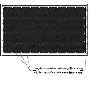 MGCD Balcony Privacy Screen, Height 1M Privacy Protective Balcony Fence, Breathable HDPE Shade Net for Outdoor Backyard Patio (Size : 1x4m)
