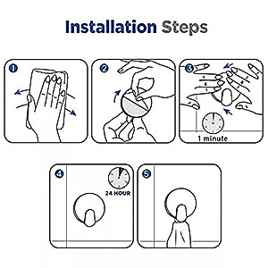 Sticky Round SUS304 Stainless Steel Round Hooks 4-Pack Can be Used on Walls in Kitche Bathroom Living Room Office etc Hanging Coat Hat Towel Robe Keys Clothe Towel Hooks (Black)