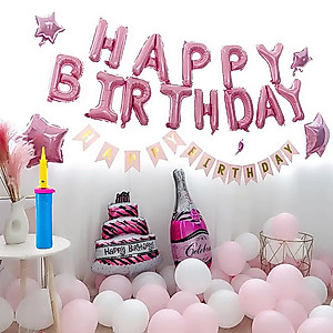 Balloon Pump Hand Held Two-Way Dual Action -Balloon Inflator Pump -Air Pump for Balloons