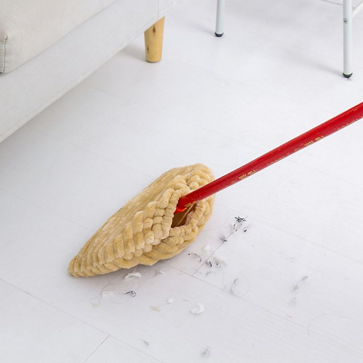 2pcs Broom Sweeping Cloth Multi Functional Household Cleaning Tool Broom Replacement Wet Dry Dust Collector Pads Refill Duster Refill