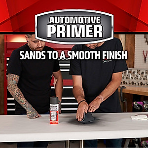Rust-Oleum 249418 Automotive Sandable Primer Spray Paint, 12 Ounce, Black, 12 Fl Oz