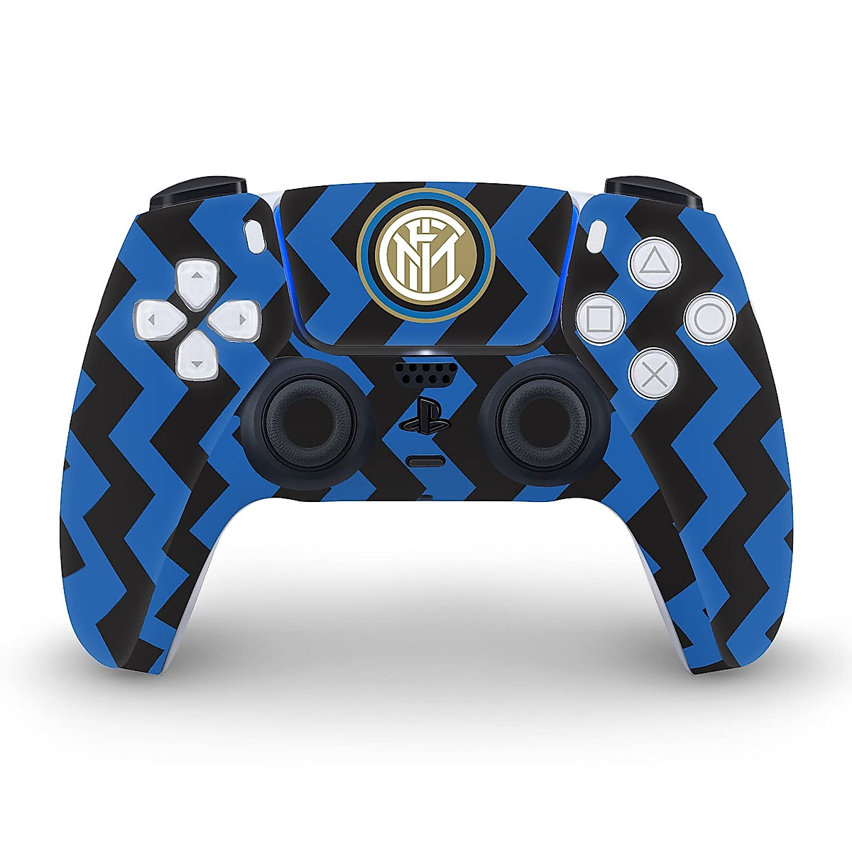 Head Case Designs Officially Licensed Inter Milan Home 2020/21 Crest Kit Vinyl Faceplate Gaming Skin Decal Compatible With Sony PlayStation 5 PS5 Digital Edition Console and DualSense Controller