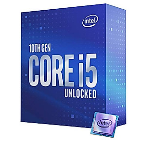 Intel Core i5-10600K Desktop Processor 6 Cores up to 4.8 GHz Unlocked  LGA1200 (Intel 400 Series Chipset) 125W