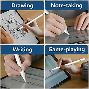 Stylus Pen for iPad 10th 9thGeneration,Fast Charge Tilt Sensitivity Palm Rejection Active Pencil Compatible with 2018-2023 iPad Pro 11"/12.9",iPad 10/9/8/7/6,iPad Mini 5/6,iPad Air3/4/5