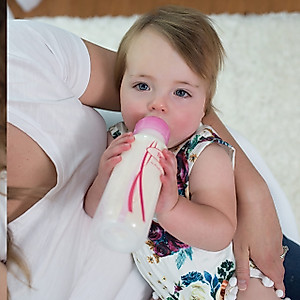 Dr. Brown's Natural Flow Anti-Colic Baby Bottles - Pink - 8oz - 6pk