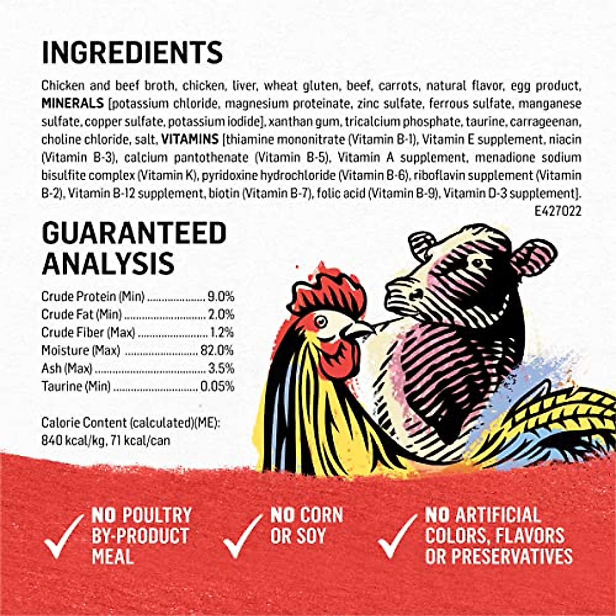 Purina Beyond Cage-Free Chicken, Beef and Carrot Recipe In Wet Cat Food Gravy - (12) 3 Oz. Cans