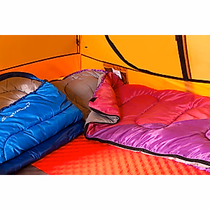 Clostnature Sleeping Bag for Adults and Kids - Lightweight Camping Sleeping Bag for Girls, Boys, Youths, Ultralight Backpacking Sleeping Bag for Cold Weather - Compression Sack Included(Right Zipper)