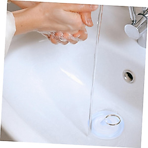 Amosfun 24 Pcs Sewer Plug Bathtub Stopper Plug Bathtub Drain Stopper Tub Drain Plug Universal Flat Suction Sink Stopper Kitchen Sink Stopper Durable Stopper Supplies Rubber