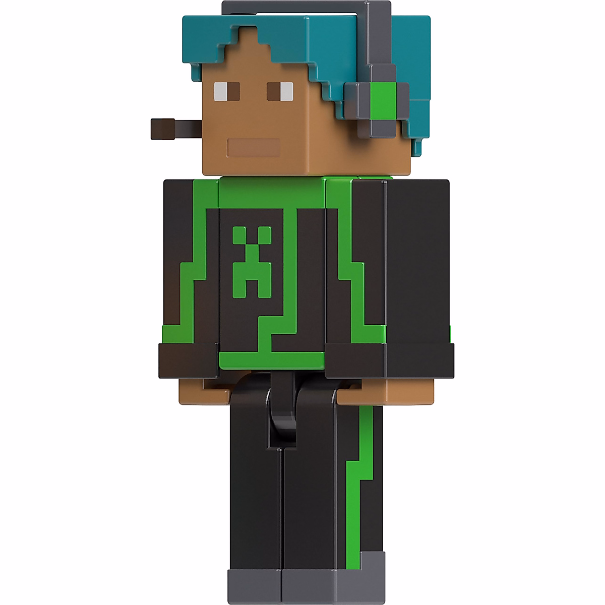 Mattel Minecraft Creator Series Action Figure & Accessories, 3.25-inch Scale Camp Enderwood eSports Jacket Toy & DLC Codes