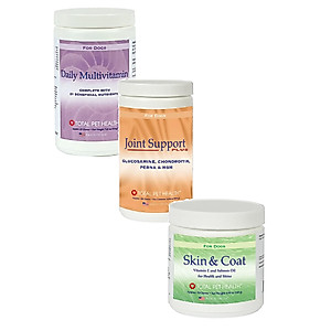 MPP Healthy Supplement Vitamins for Dogs Wheat and Corn Free Veterinarian Formulated (Skin and Coat)