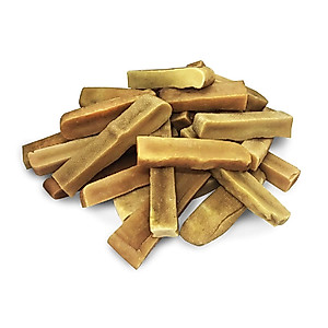 EcoKind Himalayan Gold Yak Cheese Dog Chew for Large Dogs, Healthy Dog Treats, Odorless, Long Lasting Dog Bones for Dogs, Rawhide Free, Made in The Himalayans, Large (Pack of 5)